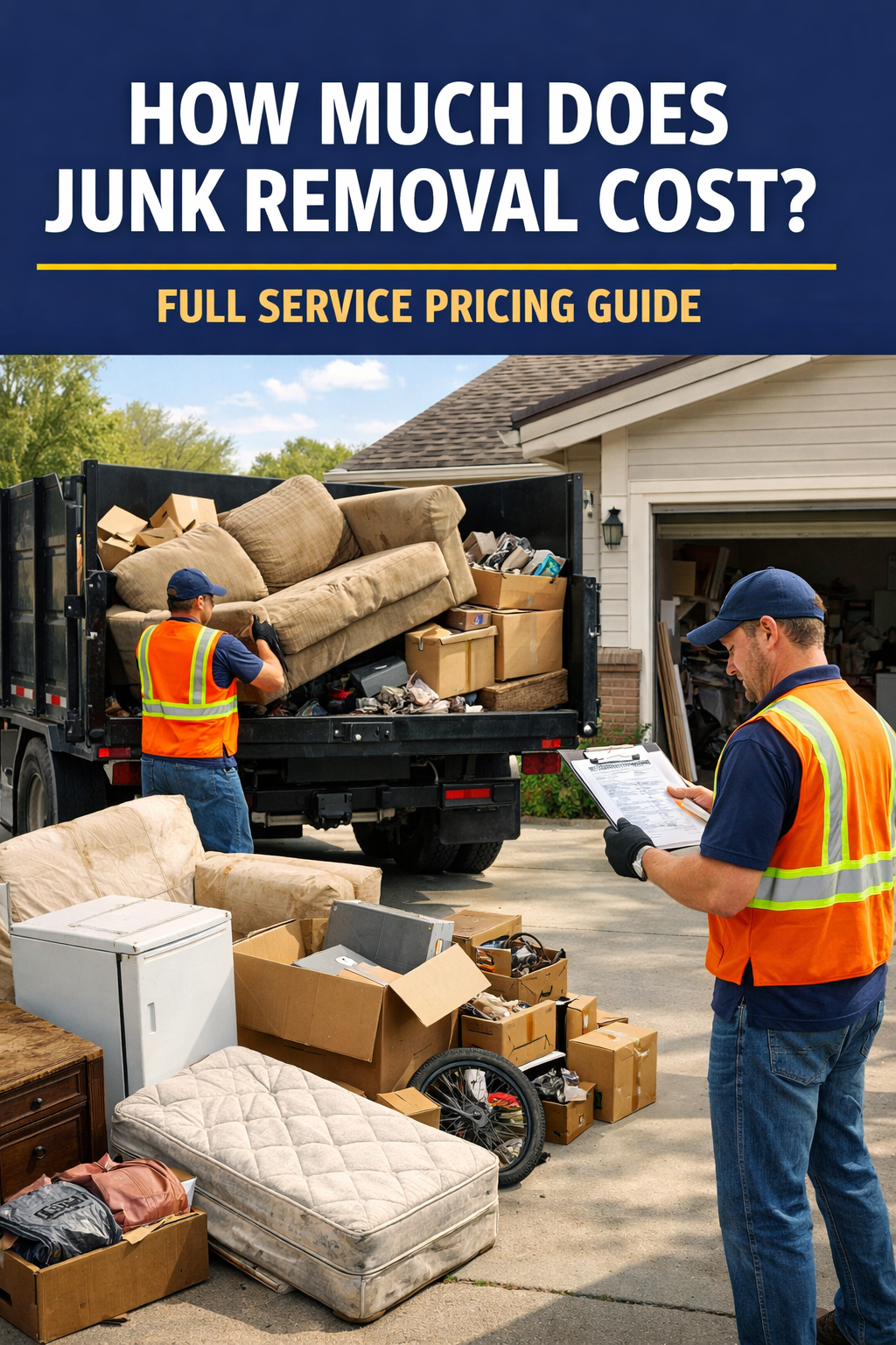 How Much Does Junk Removal Cost? Full Service Pricing Guide